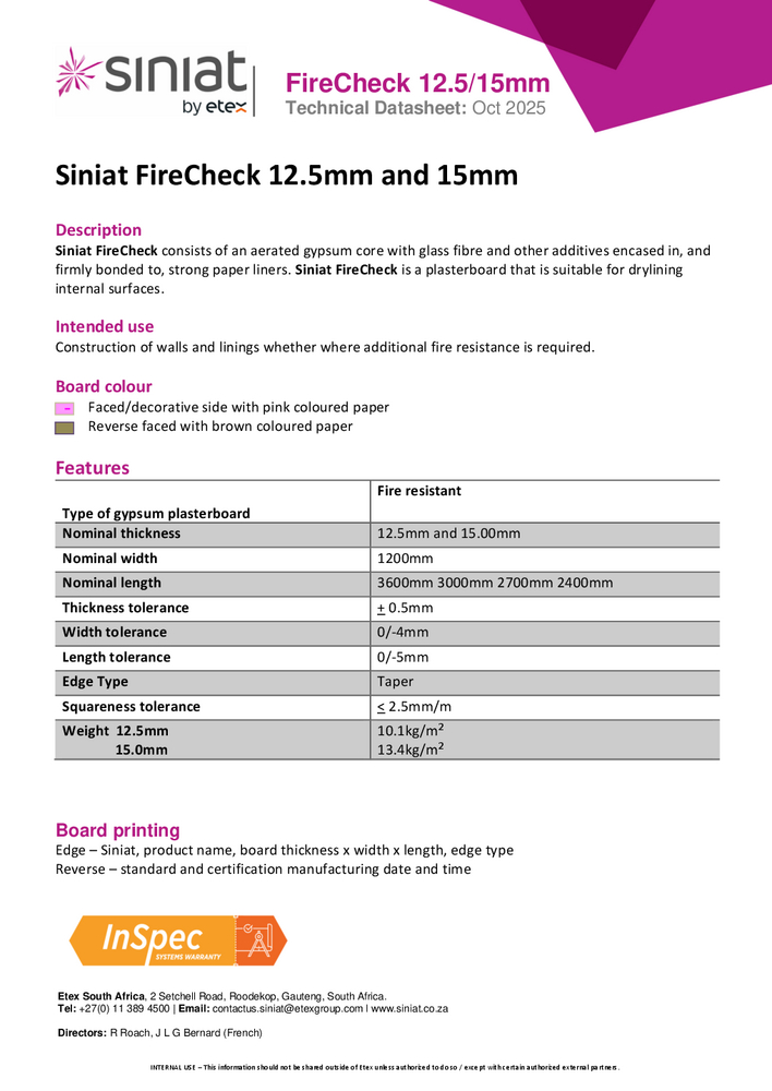 Documentation - Siniat