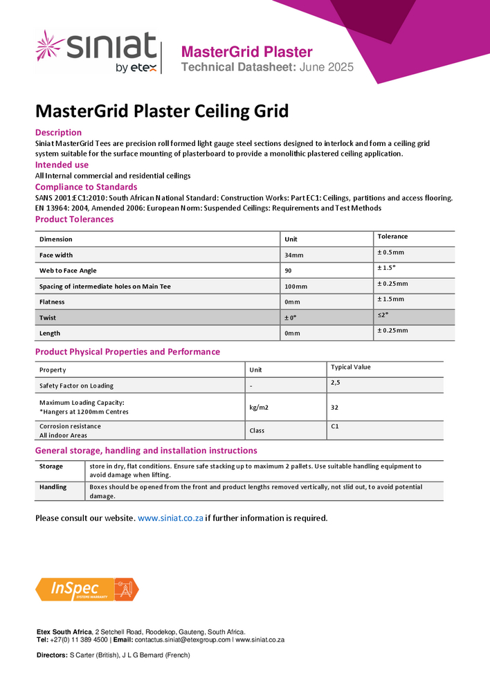 Documentation - Siniat