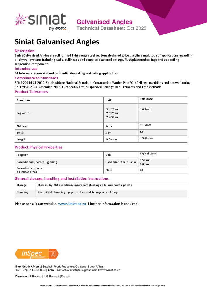 Documentation - Siniat