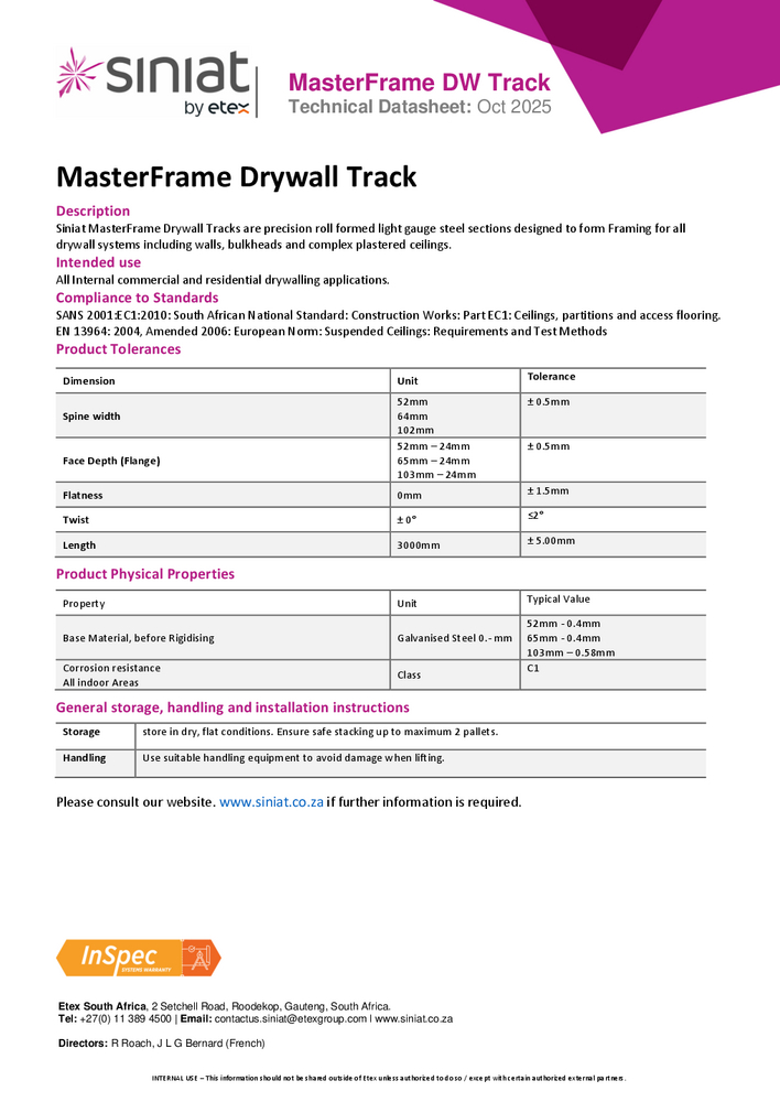 Documentation - Siniat