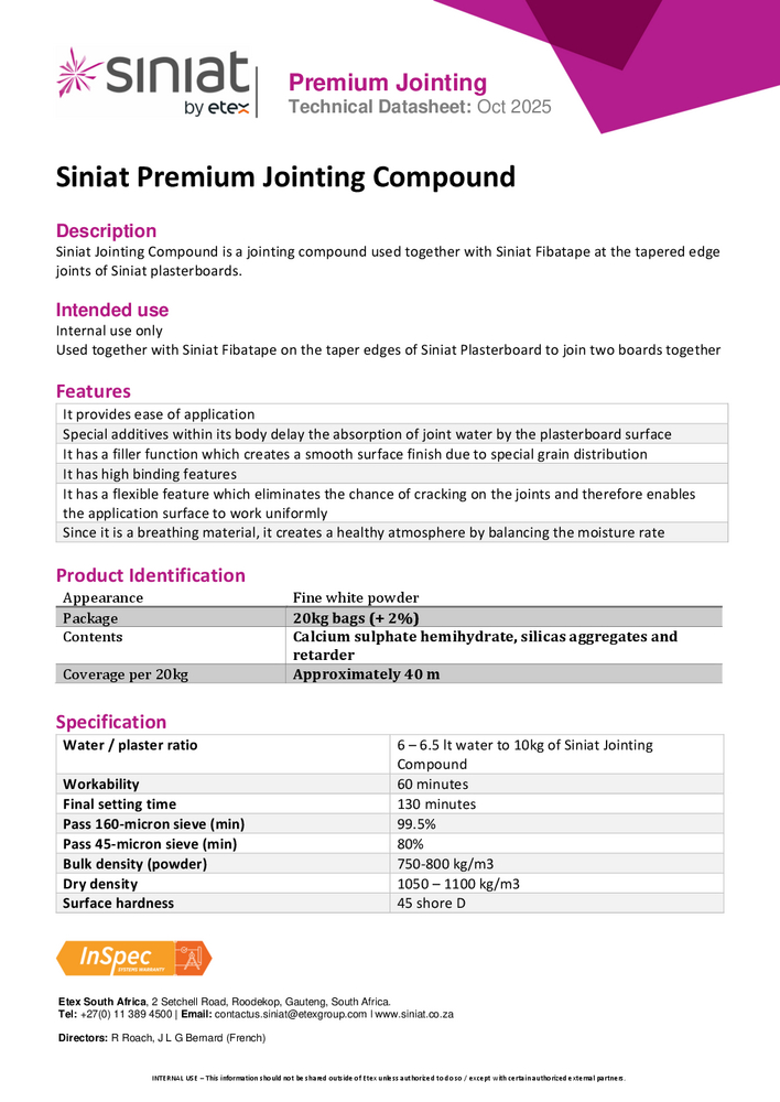 Documentation - Siniat