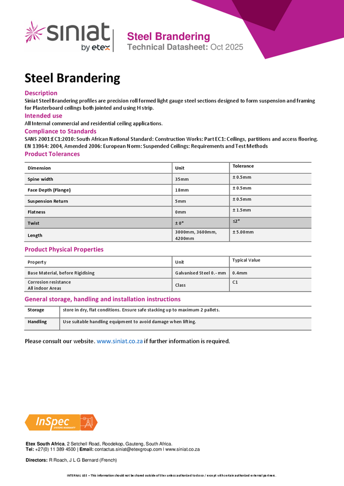 Documentation - Siniat