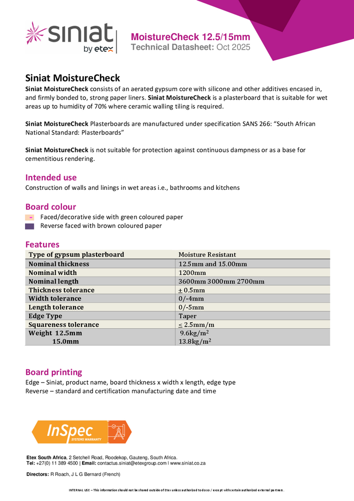 Documentation - Siniat